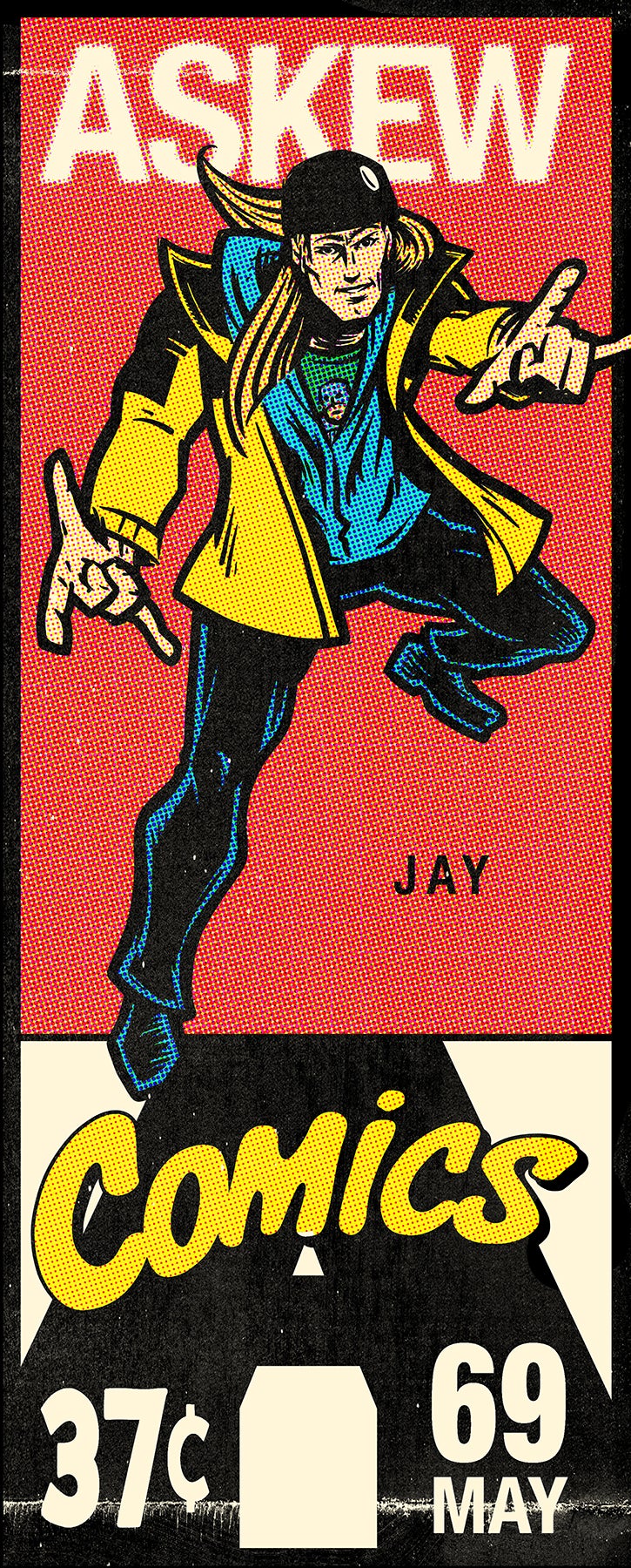 Jay: Askew Comics Corner Sticker | JAY AND SILENT BOB'S SECRET STASH