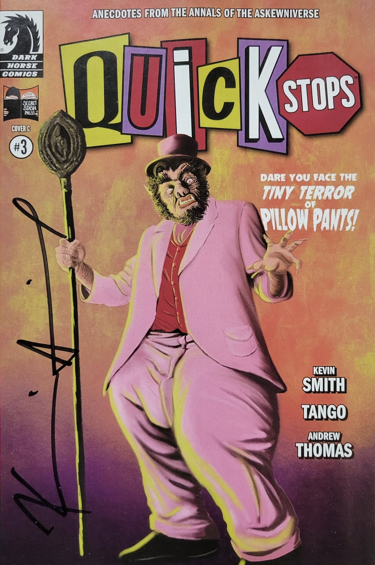 SIGNED: Quick Stops V1, #3 - Stash Exclusive Cover, by Walter Flanagan ...