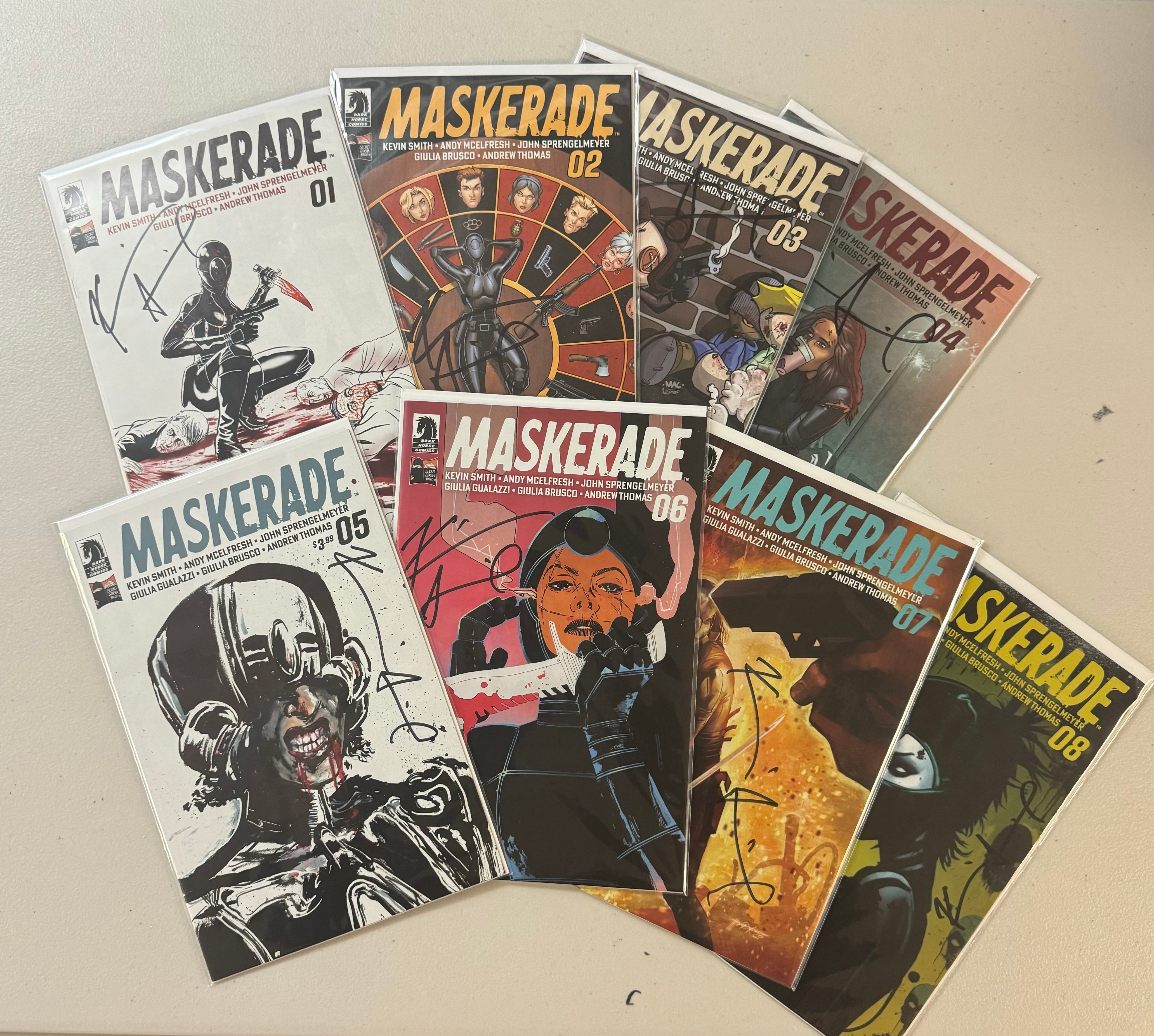Maskerade: Issues #1-#8 - Exclusive Secret Stash Covers SIGNED! by ...